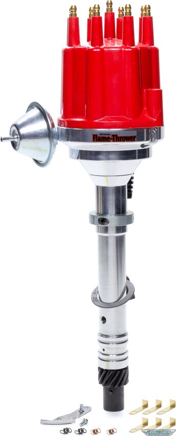 Pertronix Ignition - D305711 - Billet Distributor Chevy V 8 - Red Male ...